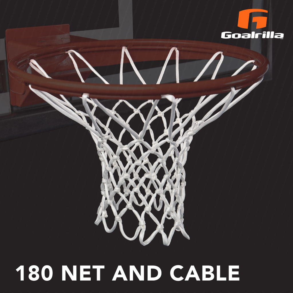 Goalrilla 180 Breakaway Basketball Net and Cable | Escalade Sports