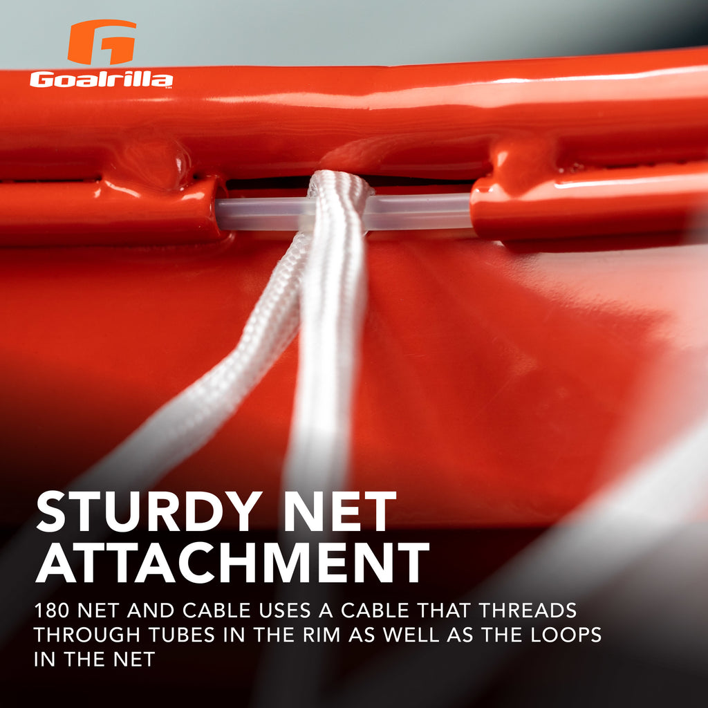 Goalrilla 180 Breakaway Basketball Net and Cable | Escalade Sports