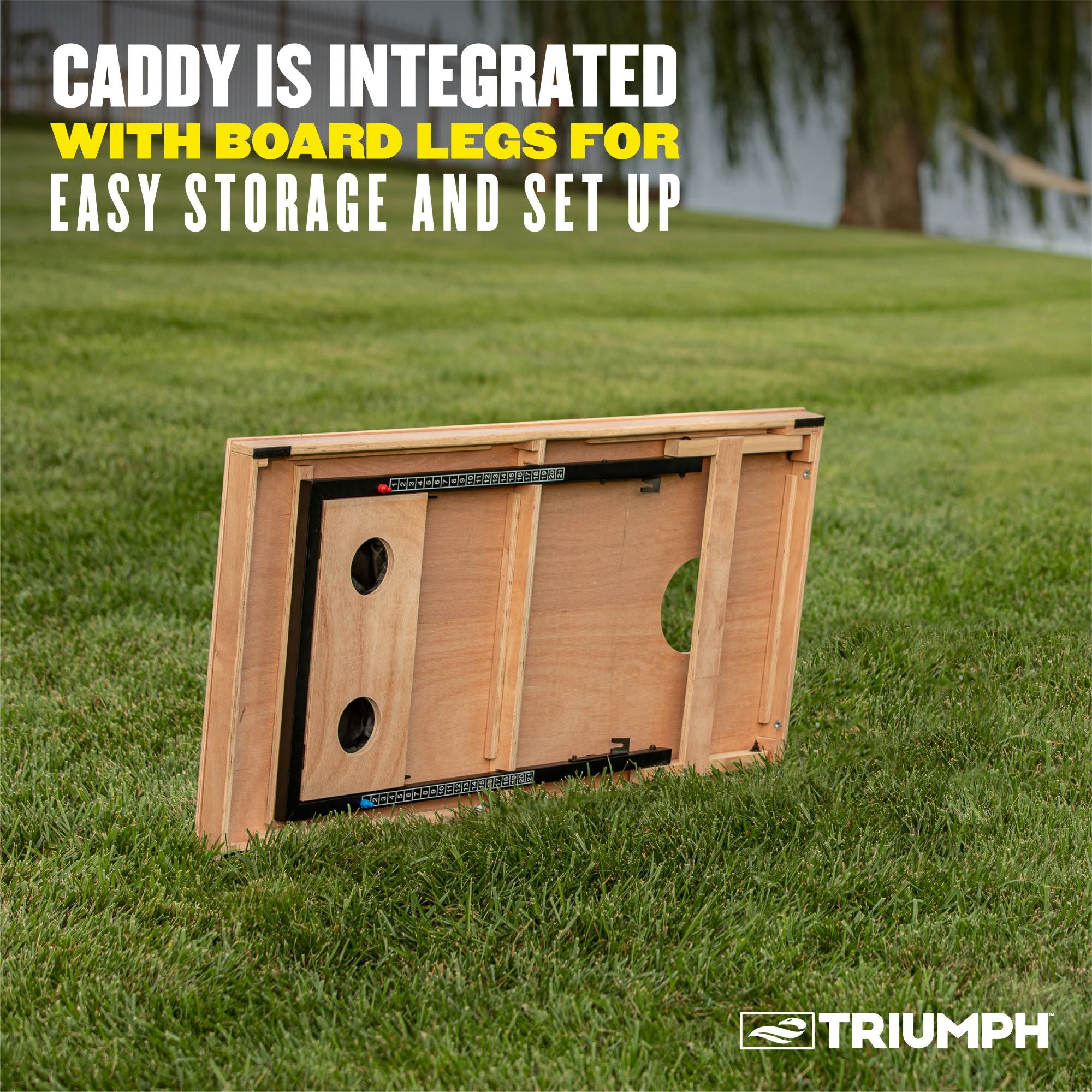 2x4 Integrated Cornhole Caddy | Escalade Sports
