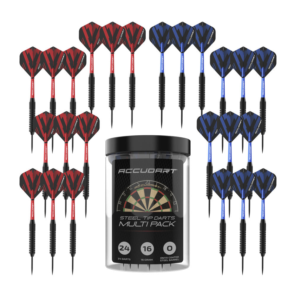 Steel Tip 24 Dart Multi-Pack | Escalade Sports