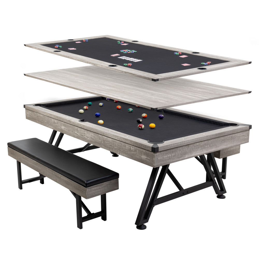 American Legend 3-in-1 Madison Pool & Poker Dining Table | Escalade Sports