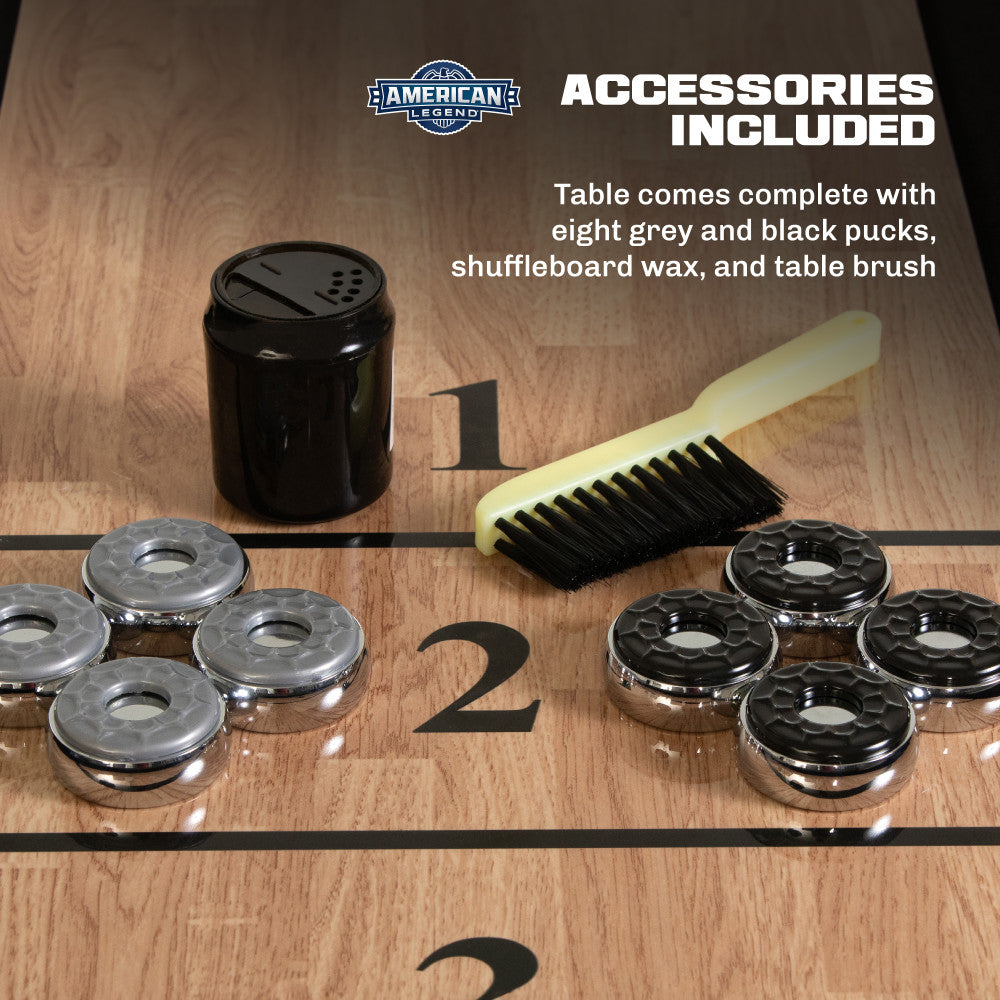 LED shuffleboard with Buffet Top | American Legend | Escalade Sports