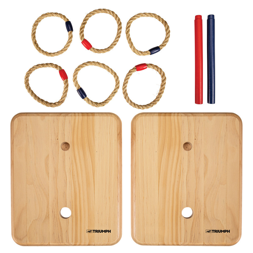 Wood Quoit Target Outdoor Lawn Game Set | Triumph | Escalade Sports