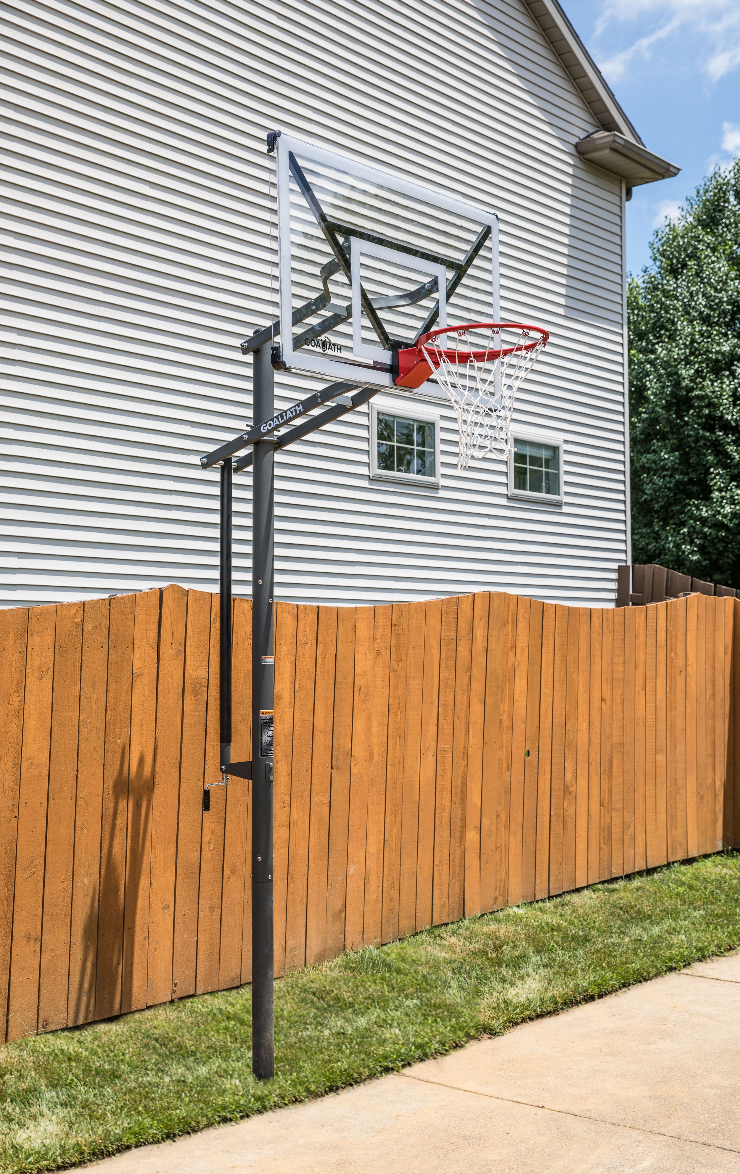 Goaliath GoTek 54" In-Ground Basketball Hoop | Escalade Sports