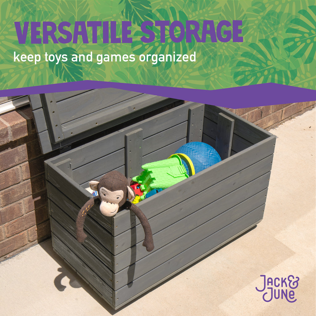Kids Wooden Toy Chest | Jack & June | Escalade Sports
