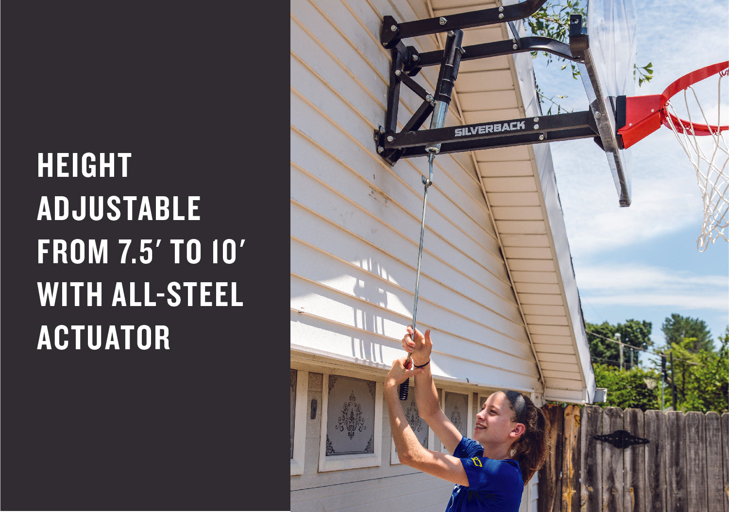 54" NXT Wall Mounted Basketball Hoop | Escalade Sports